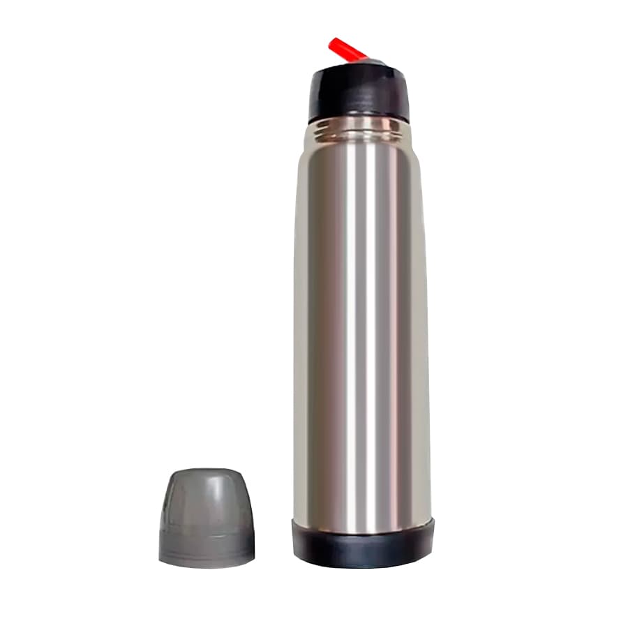 Termo Bala Acero Inoxidable 1 Litro Pico Cebador Doble Capa Termica